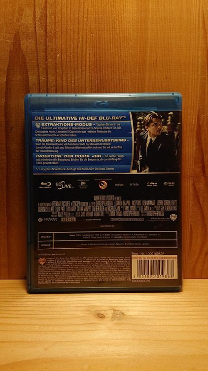 INCEPTION Blu-Ray mit Leonardo DiCaprio | Kaufen auf Ricardo