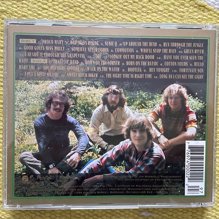 CREEDENCE CLEARWATER REVIVAL CCR-2CD THE BEST OF (Gebraucht) in Rorschacherberg für CHF 19.9 ...