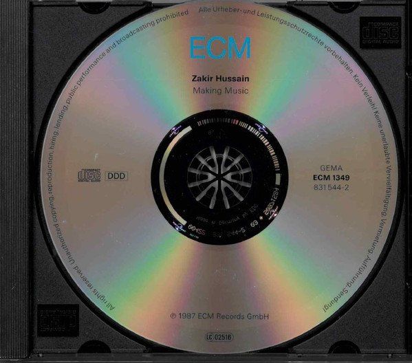 Zakir Hussain MAKING MUSIC Jan Garbarek McLaughlin ECM CD (Gebraucht ...