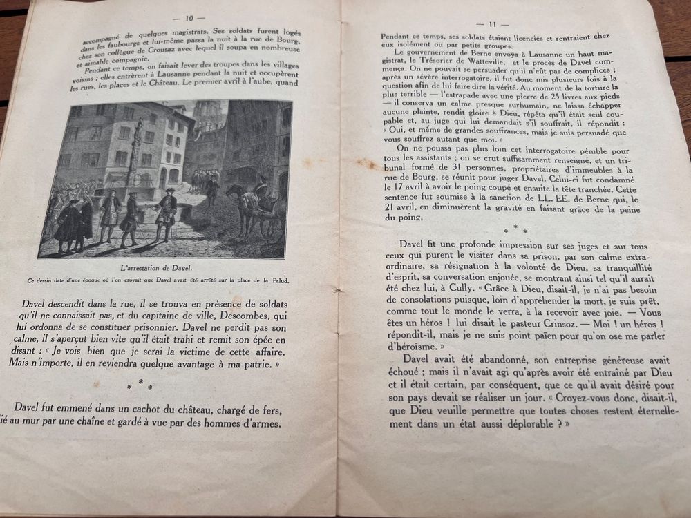 Livret Au Major Davel 1723 - 1923 anniversaire 15 pages | Kaufen auf Ricardo
