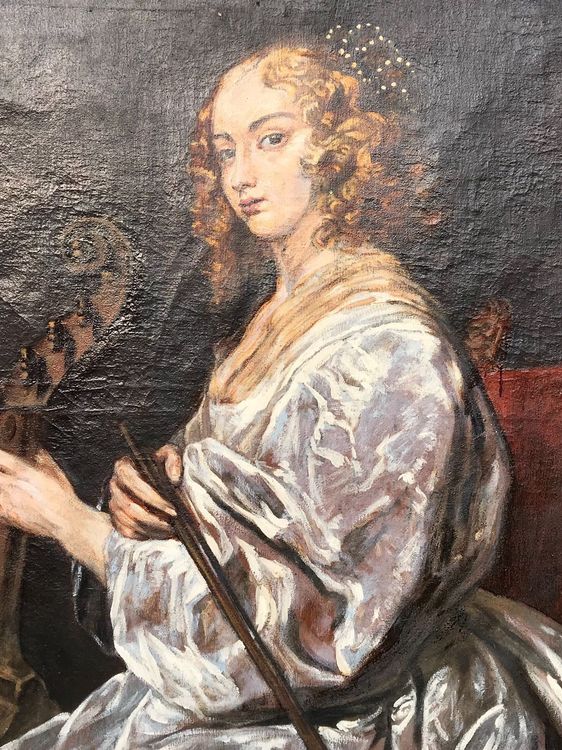 Antike Bild original Oil gemalte | Kaufen auf Ricardo