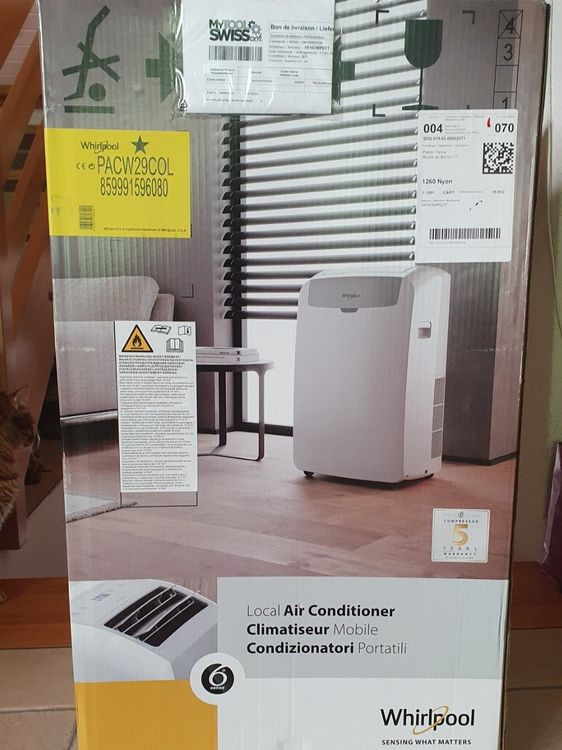 Climatiseur mobile Whirlpool PACW29COL (Neu und originalverpackt) in Nyon für CHF 260 – nur ...
