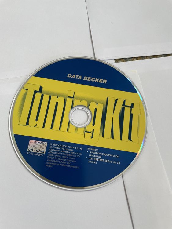 Data Becker Tuning Kit CD-ROM - Rarität für Kenner! (53) (Gebraucht) in ...