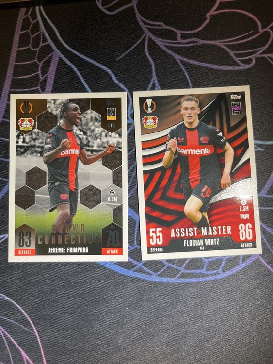 Topps Karten Frimpong & Wirtz Leverkusen liverpool (Neu (gemäss ...