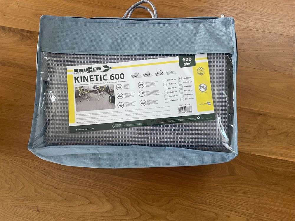 Zeltteppich Kinetic 600 / 250 x 700cm | Kaufen auf Ricardo