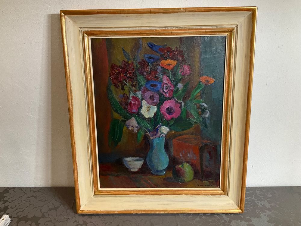 Robert HARTMANN (1949) Tableau peinture sur toile signée (Gebraucht) in ...