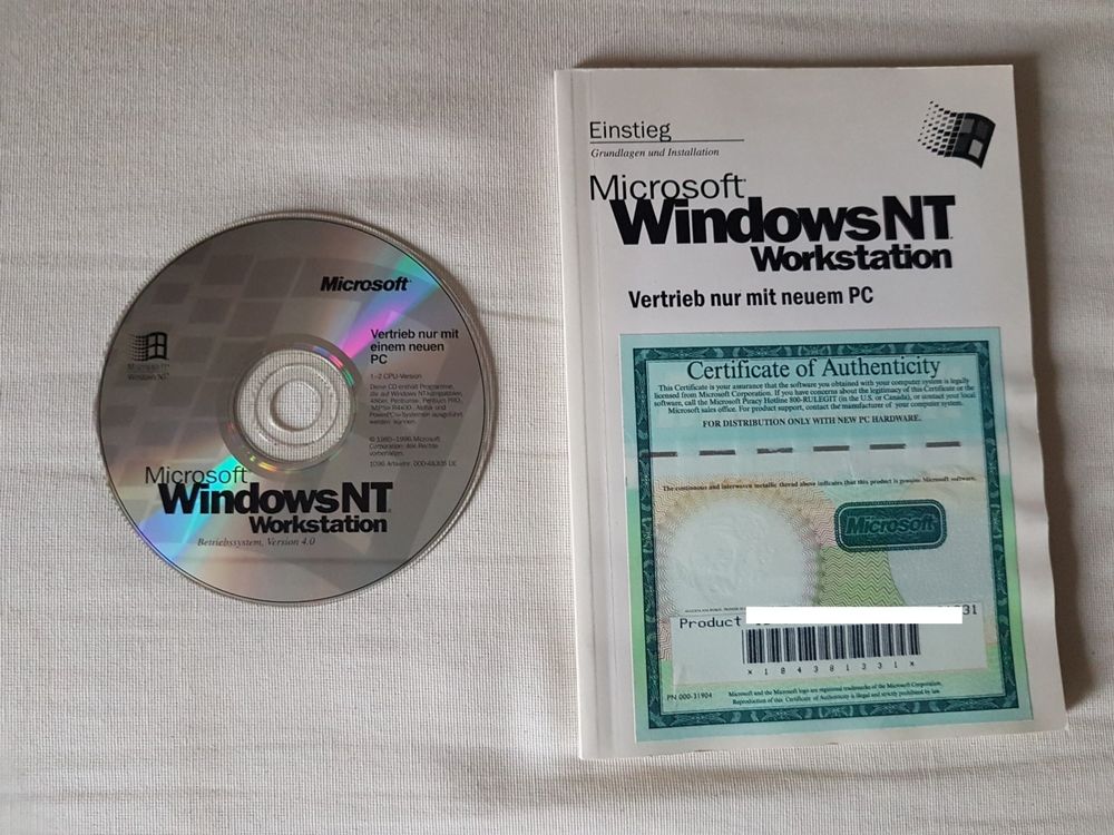 Windows NT (Gebraucht) in Giswil für CHF 20 – mit Lieferung auf Ricardo ...