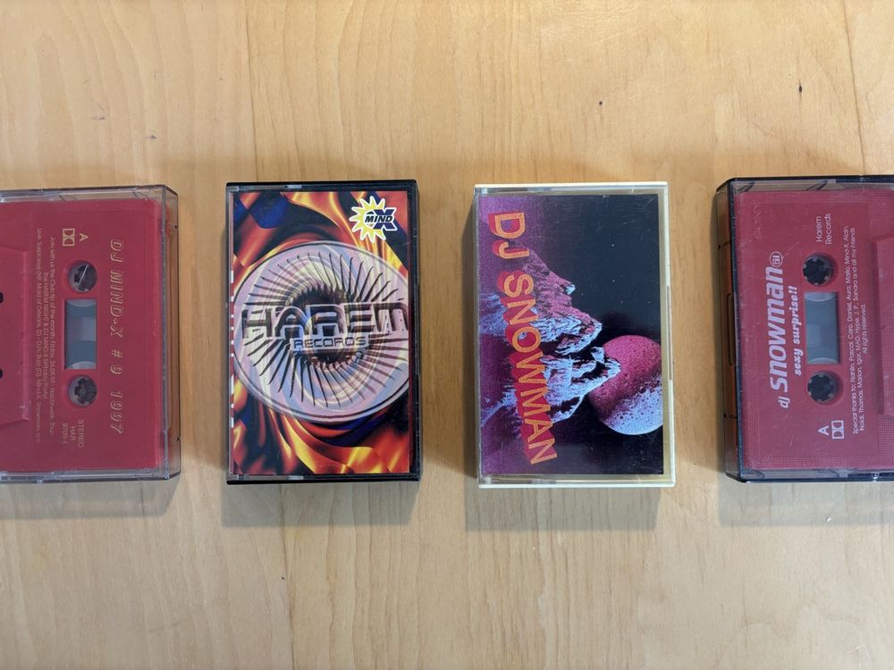 DJ Snowman, Harem Records & DJ Mind-X - 4er Set Tapes! (Gebraucht) in ...