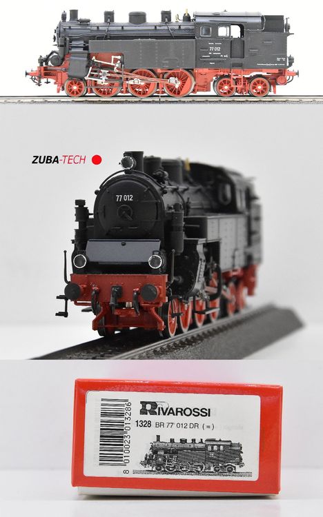 Rivarossi 1328 Dampflok BR 77 DR H0 GS Analog mit OVP | Kaufen auf Ricardo
