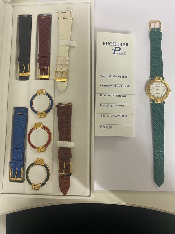 Bucherer Paradiso Quarz 4 Farbig Läuft (Gebraucht) in Ballwil für CHF ...