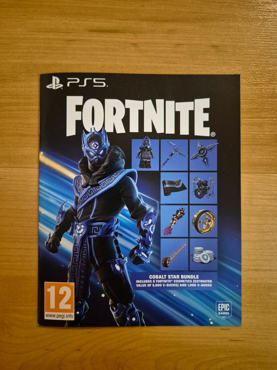 Fortnite PS5 Cobalt Star Bundle Code (Neu (gemäss Beschreibung)) in ...