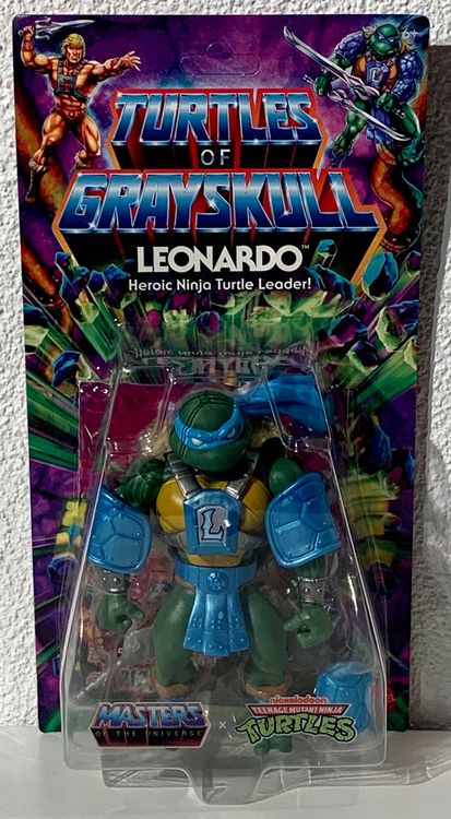 Leonardo Turtles of Grayskull Masters of the Universe Motu (Neu und ...