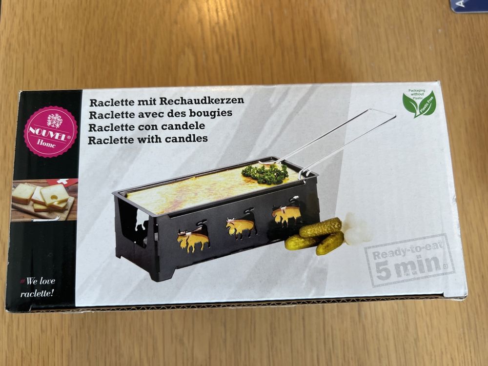 Raclette mit Rechaudkerzen (Neu und originalverpackt) in Eschenbach LU für CHF 6 – mit Lieferung ...
