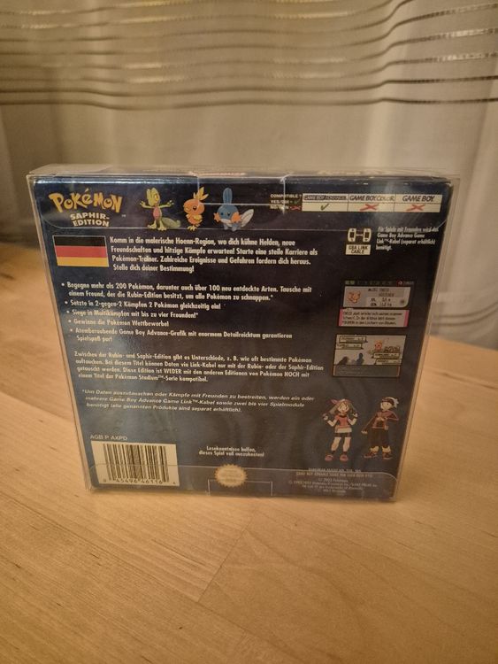 Pokémon Saphir-Edition, Game Boy Advance. Nur Verpackung. (Gebraucht ...