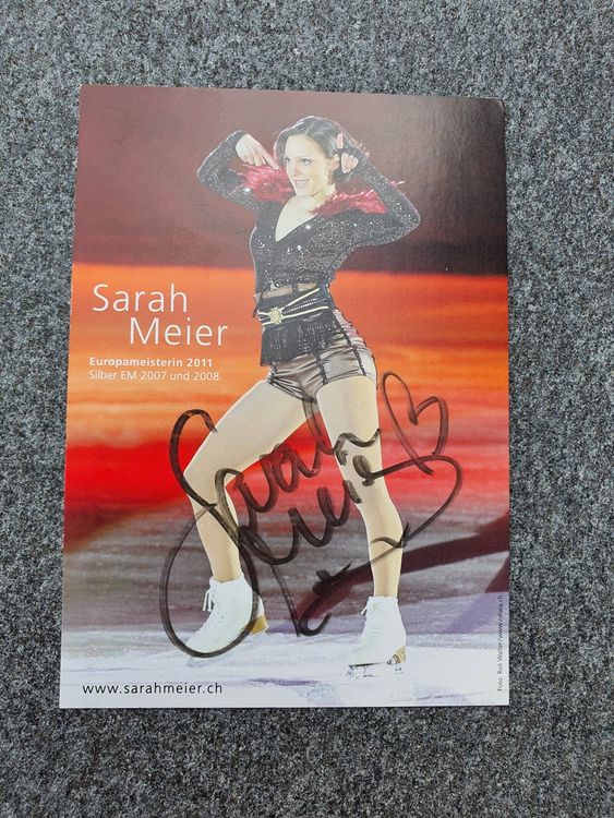 Sarah Meier, handsigniert | Kaufen auf Ricardo