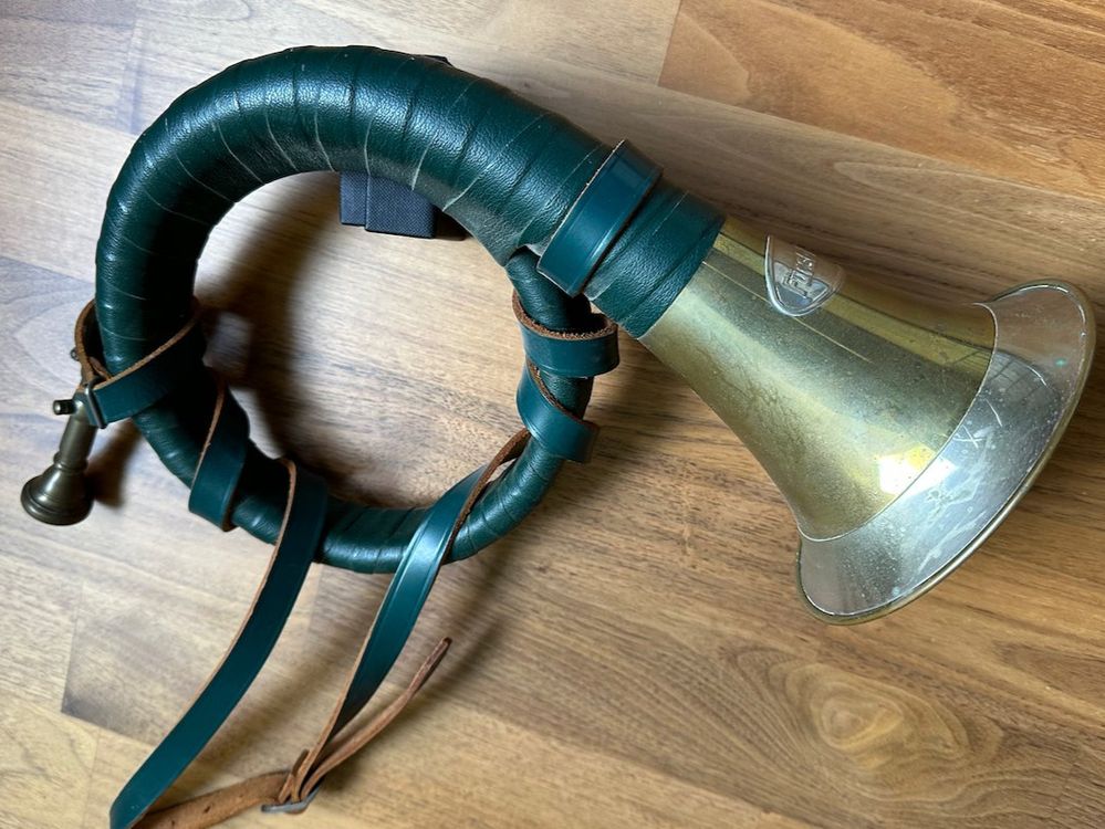 Original Fürst Pless Jagdhorn / Horn - Top Zustand! (Gebraucht) in ...