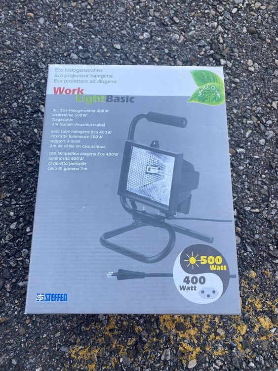 Halogenstrahler Work Light von Steffen, Neu Originalverpackt (Neu und originalverpackt) in ...