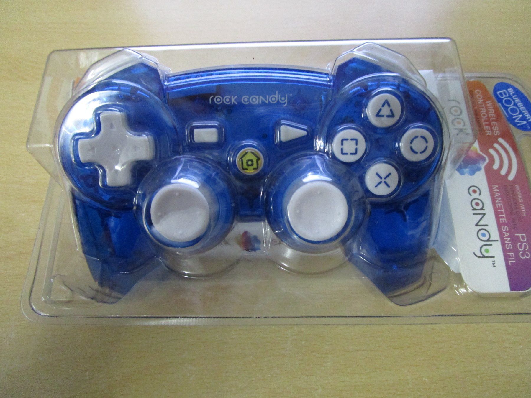 Playstation 3 Rock Candy Wireless Controller-clear blue PS3 (Neu und ...