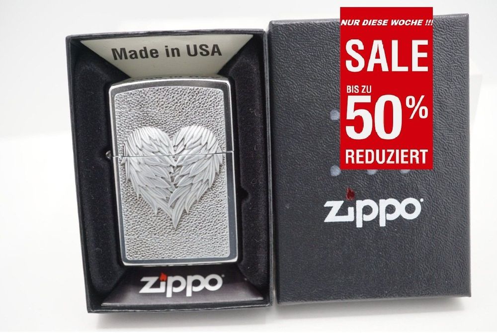 ZIPPO® HEART OF WINGS - HEAVY-3D- 2021 - UNGEZÜNDET | Acheter sur Ricardo