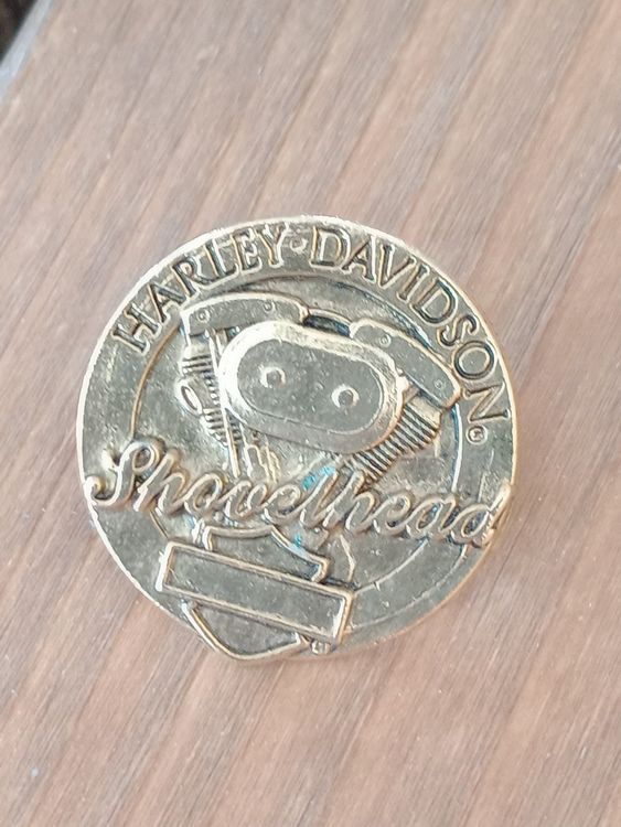Harley-Davidson Shovelhead Pin, Vintage, Top Zustand! (Neuf (Voir ...