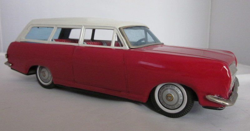 Blechauto Bandai Japan, Opel Rekord Caravan 60/70er, M 1:20 (Gebraucht ...