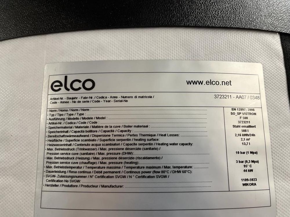 Elco TRIGON L 65, 9,6-64,7 kW, Erdgas Gas-Brennwertkessel (Gebraucht ...