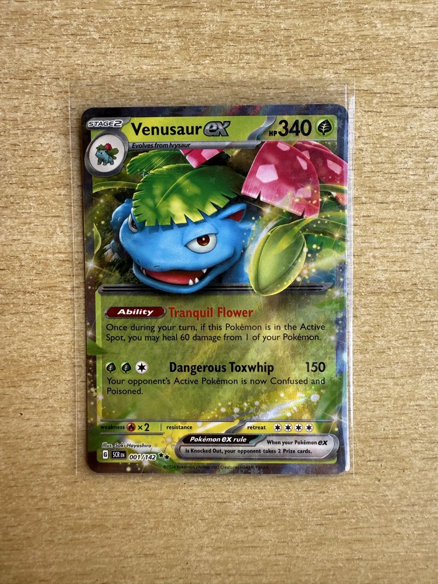 Venusaur ex - 001/142 - Stellar Crown - Top Zustand! (Neu (gemäss ...