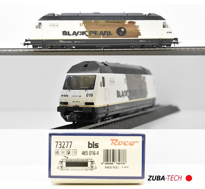 Roco 73277 E-Lok Re 465 Black Pearl BLS H0 GS Digital OVP (Neu (gemäss ...