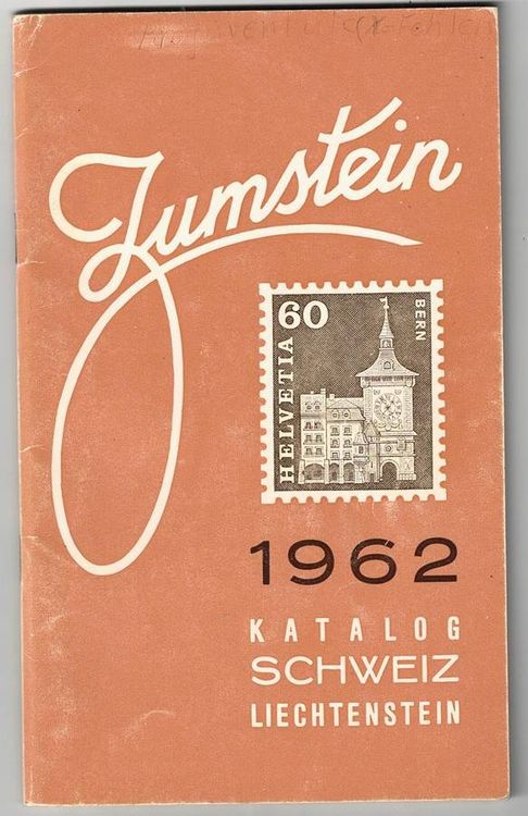 1962 Zumstein Briefmarken Katalog Schweiz / Liechtenstein | Kaufen auf Ricardo