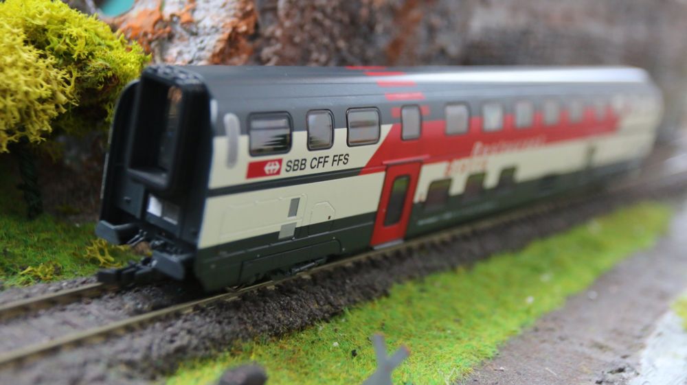 Roco 64854 H0: SBB IC 2000 Doppelstock Restaurant Bistro GS (Gebraucht) in Ittigen für CHF 92 ...