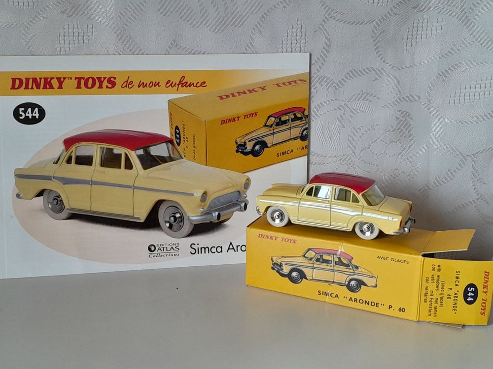 Dinky Toys Simca P.60 1:43, Atlas ,gelb/rot Nr.544,Jahr 2012 | Kaufen auf Ricardo
