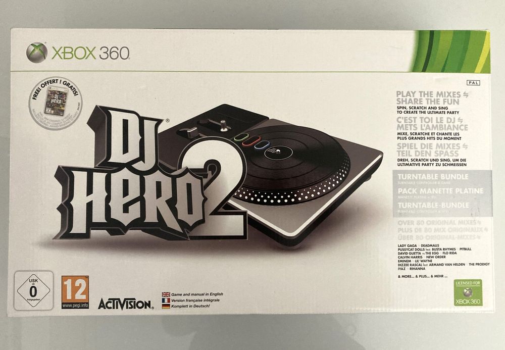 DJ Hero 2 Turntable Controller Bundle - XBox 360 | Kaufen auf Ricardo