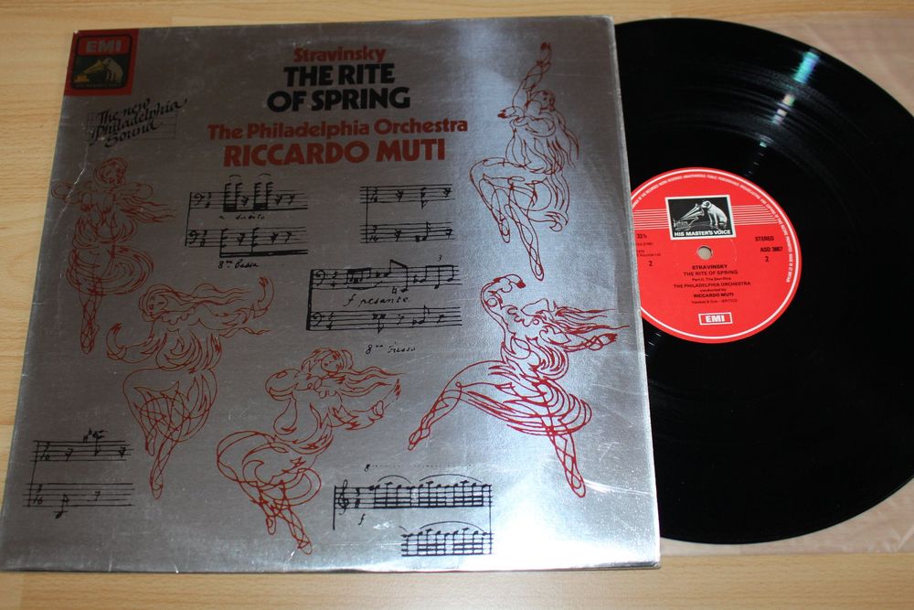 Stravinsky: Le Sacre du printemps; Muti; LP HMV ASD 3807, UK (Gebraucht ...