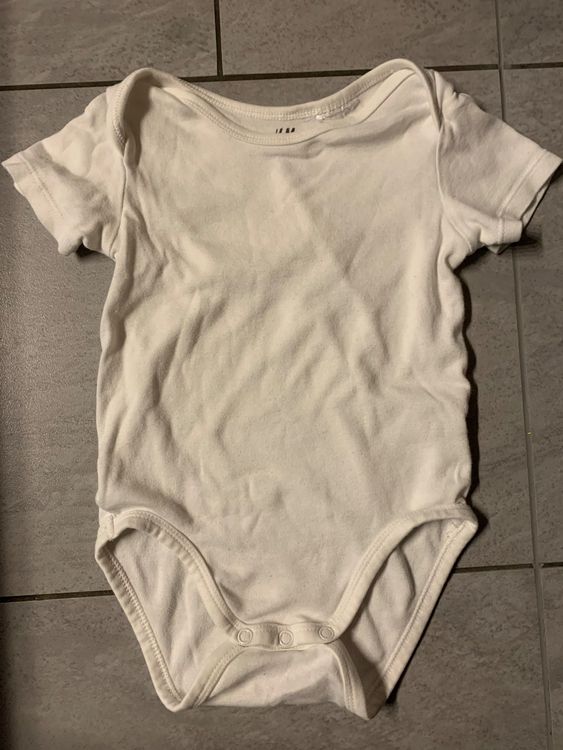 Kurzarmbody - Grösse 80 - H&M | Kaufen auf Ricardo