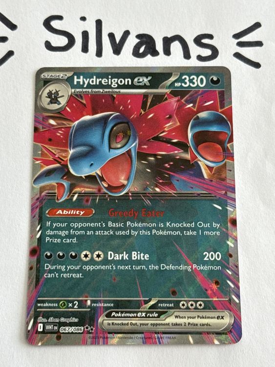 Hydreigon ex 067/086 Withe Flare Englisch (Neu (gemäss Beschreibung ...