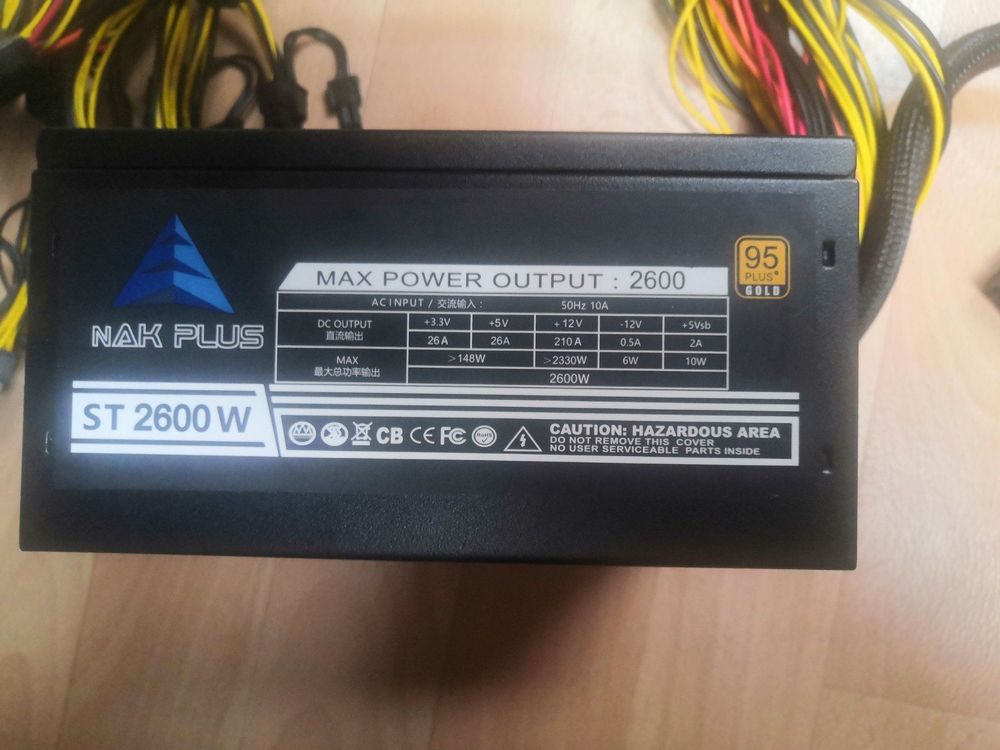 Netzteil NAK Plus ST 2600 W (Gebraucht) in Tann für CHF 14 – mit Lieferung auf Ricardo kaufen