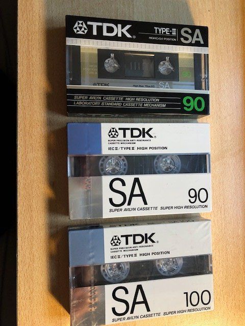 TDK 3 verschiedene Leerkassetten NEU und originalverpackt | Kaufen auf Ricardo