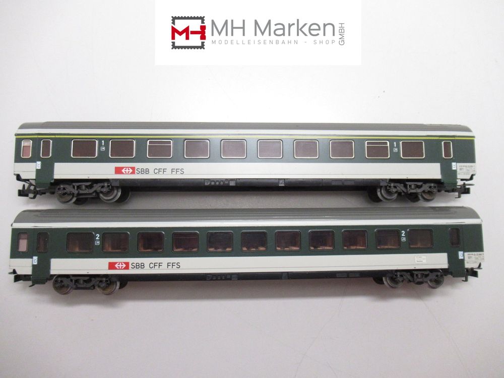 Märklin 4123+4124 Personenwagen EW IV SBB 1.+2.Klasse AC H0 (Gebraucht ...
