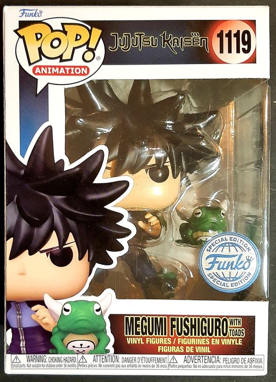 Funko Pop Jujutsu Kaisen Megumi Fushiguro (Neu und originalverpackt) in ...