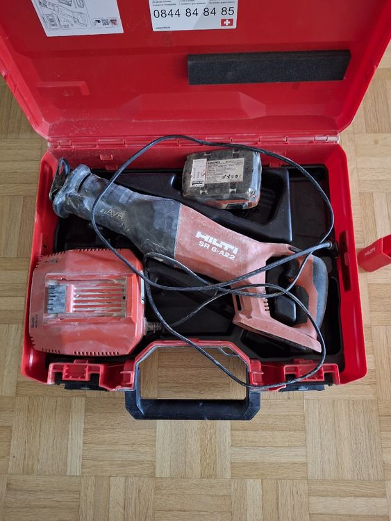 Hilti Säbelsäge SR 6-A22 mit Akku & Ladegerät | Kaufen auf Ricardo