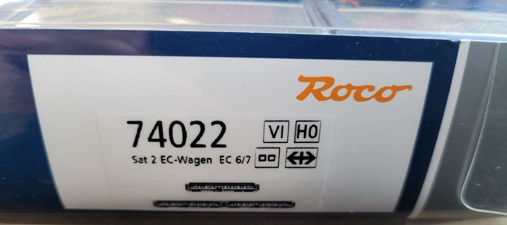 Roco 74022 SBB Set 2 des EC 6/7 Apm + 2x Bpm DC (Neu und ...