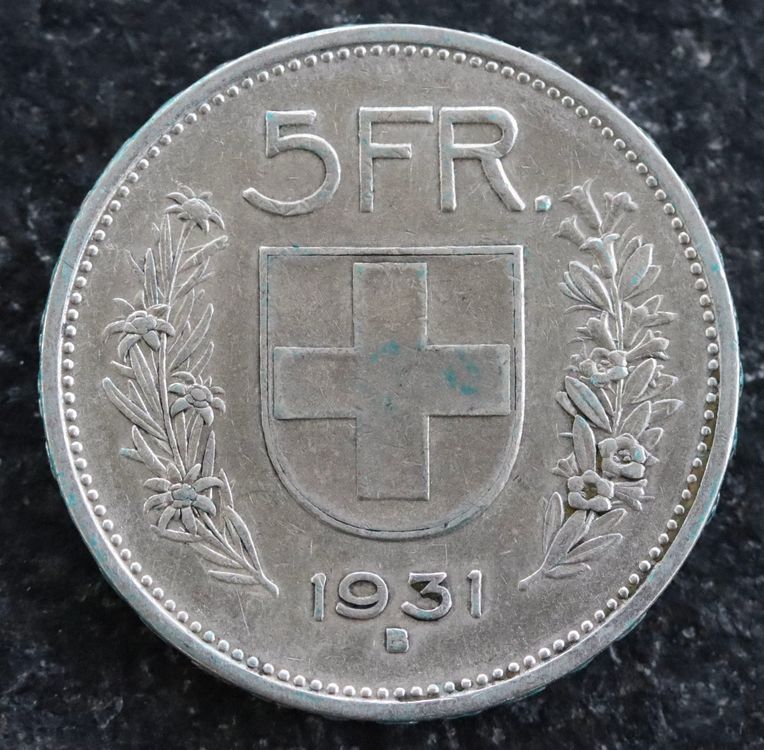 5 CHF 1931 (Gebraucht) in Rheinfelden für CHF 9 – mit Lieferung auf ...