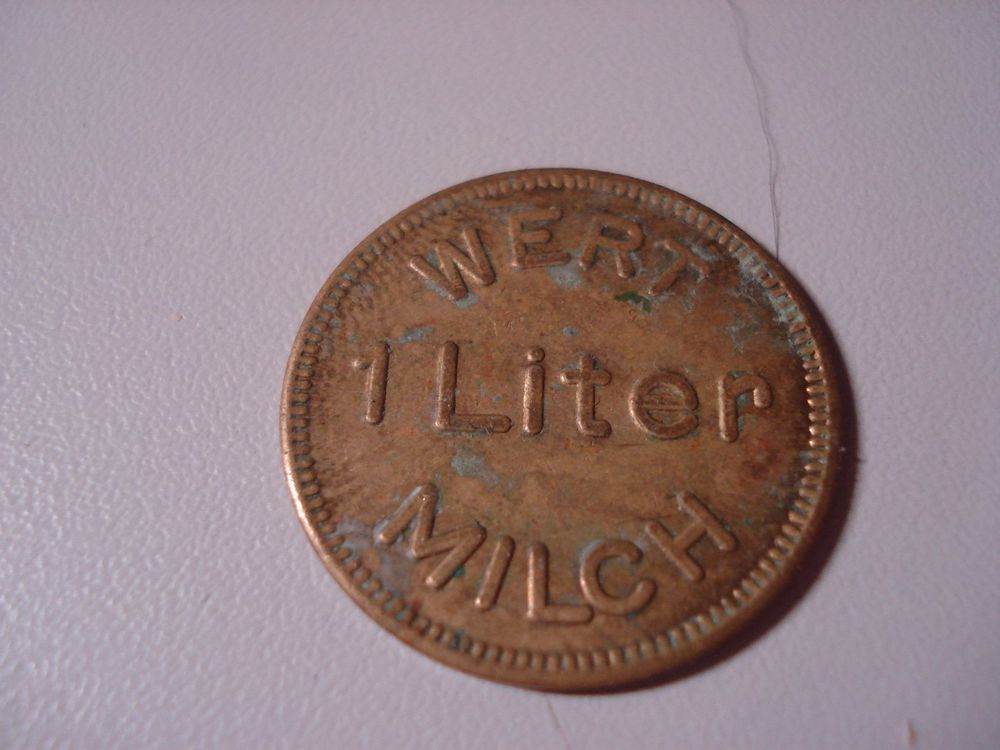 Schweiz, Jeton für 1 Liter Milch, VMC (Chur) (Gebraucht) in Niederwil AG für CHF 1.1 – mit ...