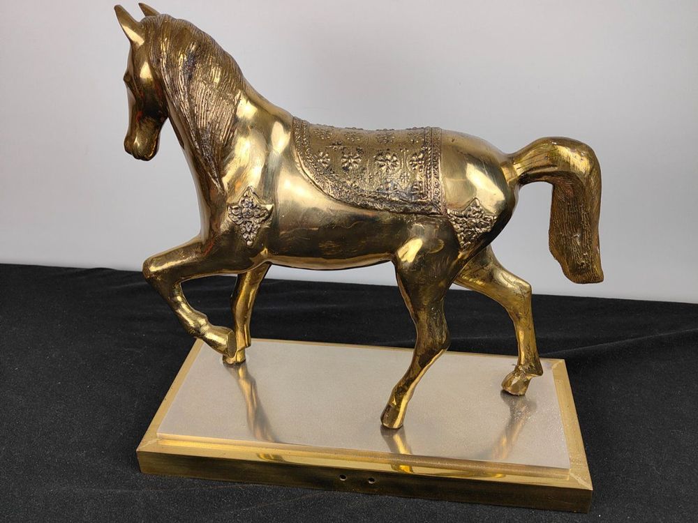 Pferde Statue aus Messing 6.5 KG | Kaufen auf Ricardo