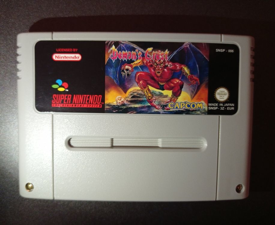 SNES Demon's Crest Original (mit 1 Jahr Garantie) | Kaufen auf Ricardo
