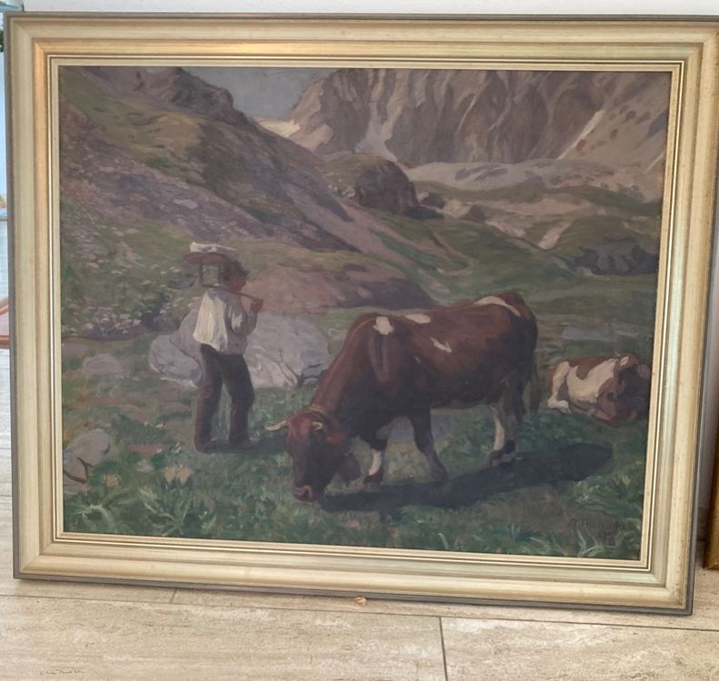 Ölgemälde von Gustav Adolf Thomann (Gebraucht) in Mörschwil für CHF 200 ...
