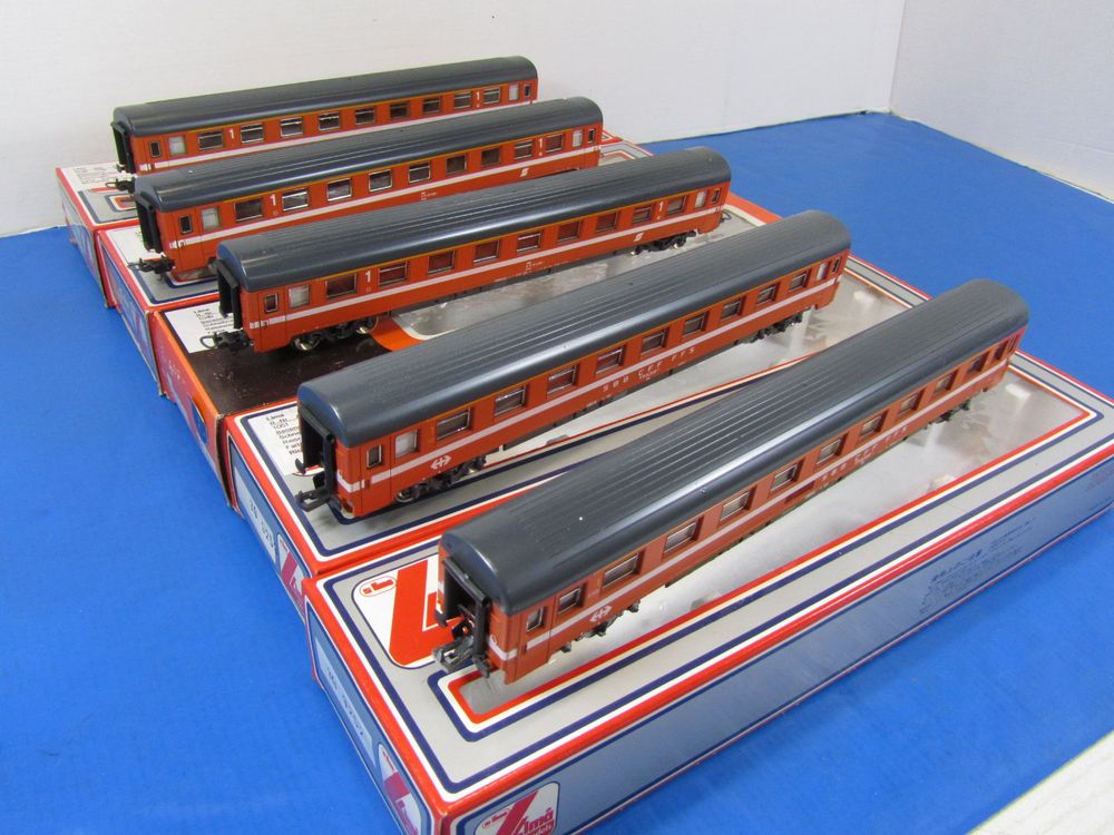 Lima H0, 5 Stk. EUROFIMA Intercity Personenwagen. (Gebraucht) in St.Margarethen TG für CHF 20 ...
