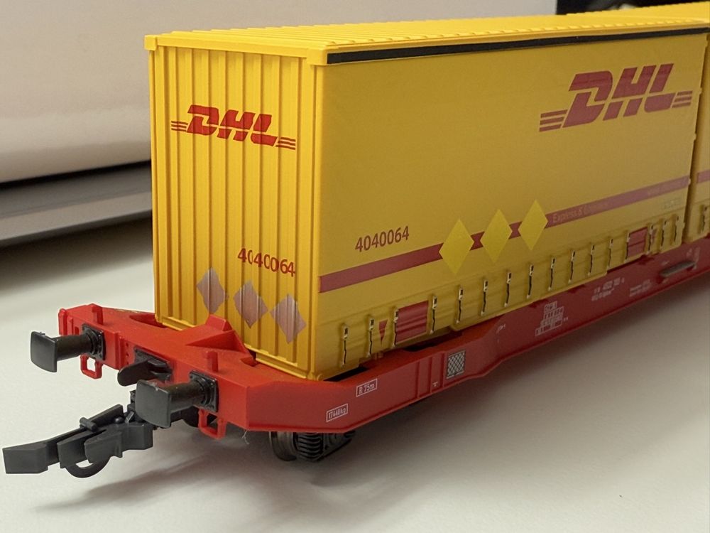 Mehano DB Containerwagen DHL / DC HO / selten (Gebraucht) in Jonschwil ...