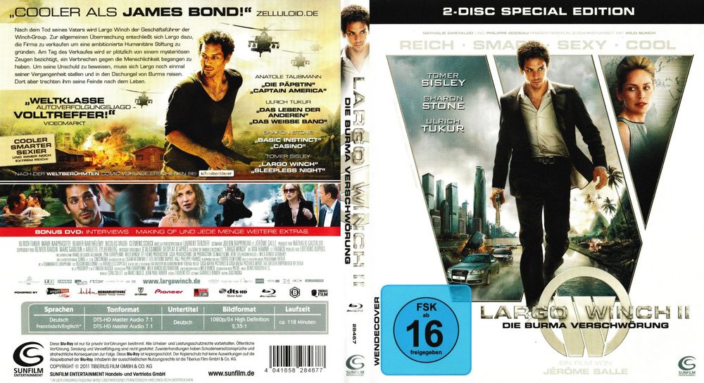 Blu-Ray - Largo Winch 2 - Die Burma Verschwörung - 2Disc Edi (Gebraucht ...