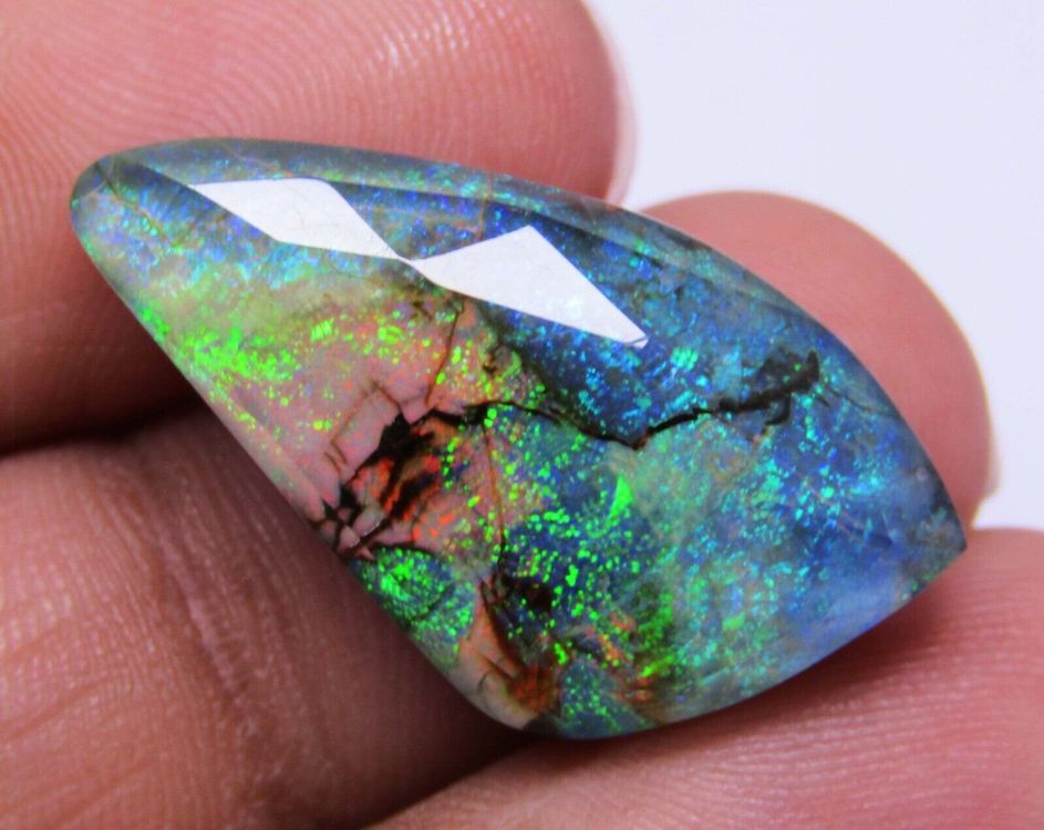 Regenbogen Monarch Opal Edelstein Opale Australie triplet | Kaufen auf ...